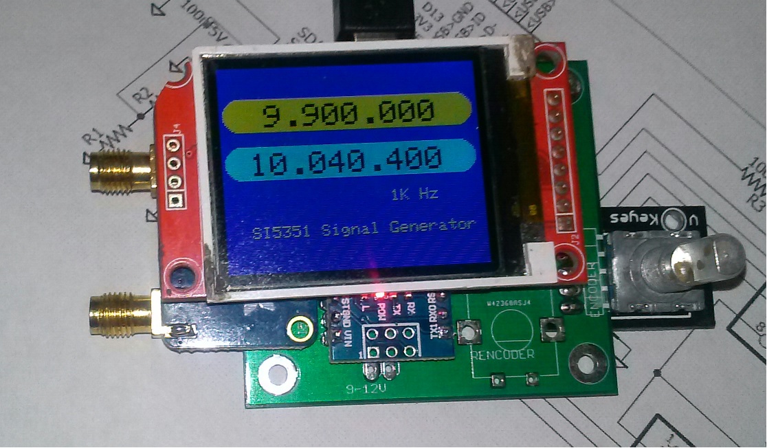 DuWayne's Place: A Two Channel SI5351 Signal Generator Update 9/28 9/30/17
