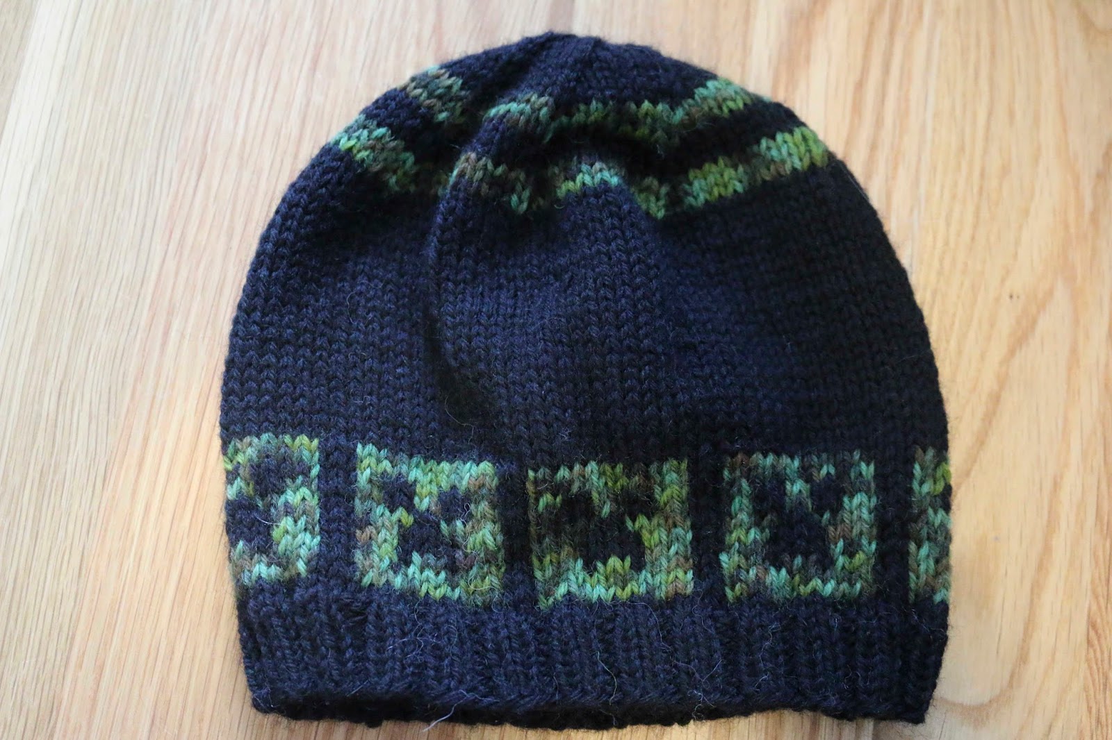 Minecraft Knit Hat