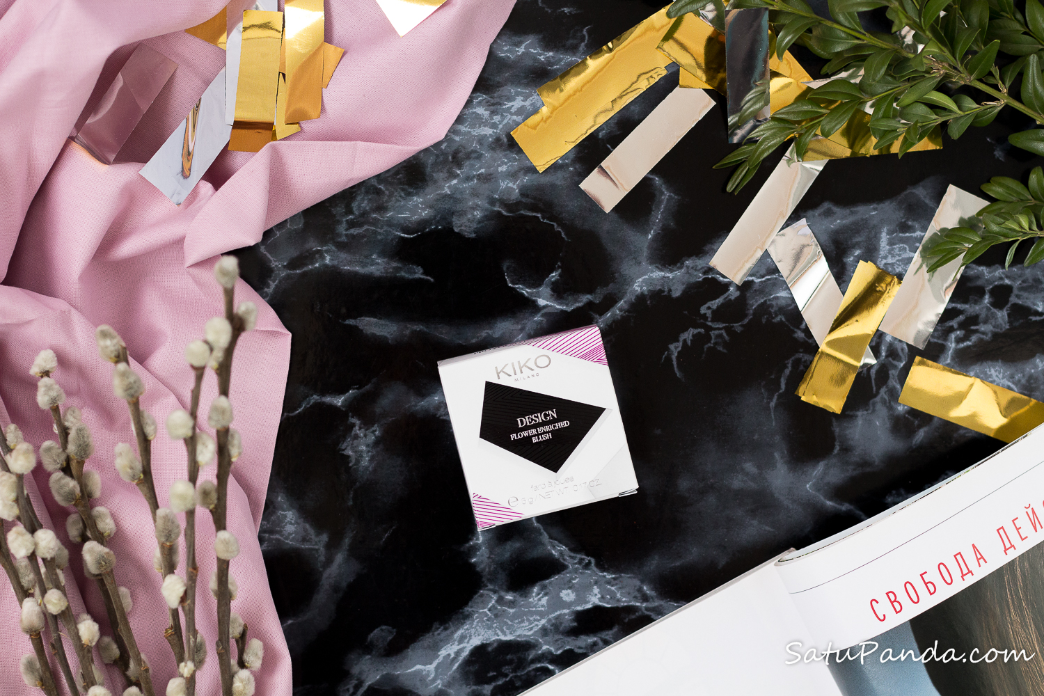 Kiko Flower Enriched Blush 02 Provocative Pink - отзыв и свотчи