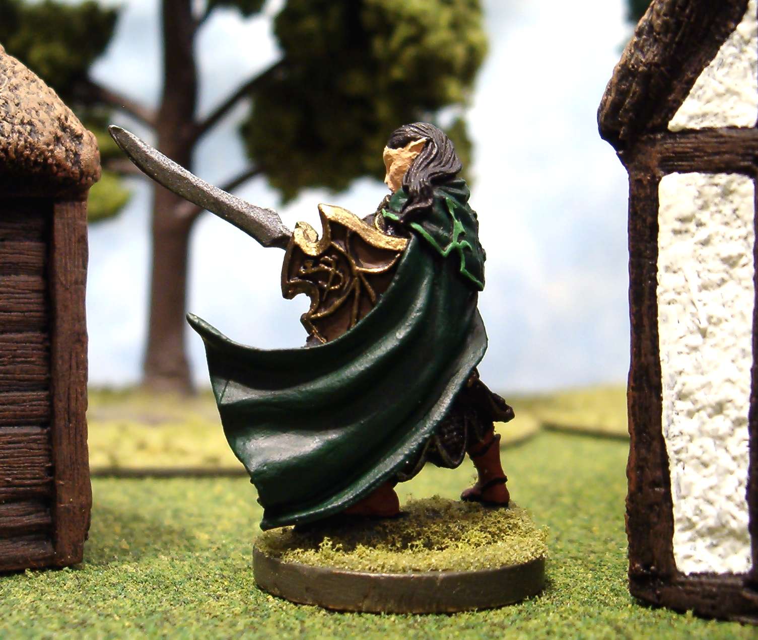 Clash of Spear on Shield: Loryn Stormblade, Elf, from Reaper