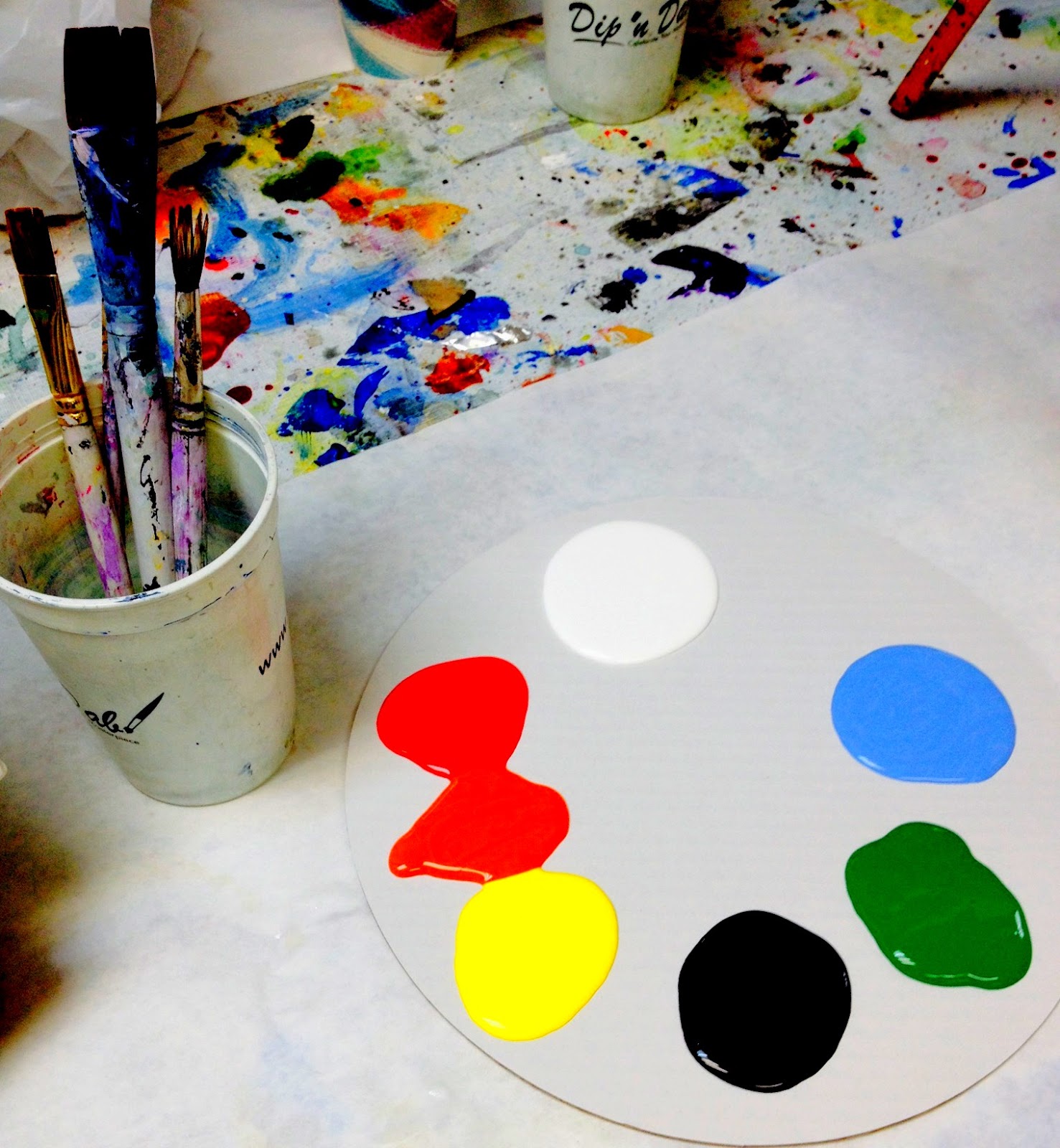 Real College Student of Atlanta: BYOB Painting in ATL {Dip 'n Dab}