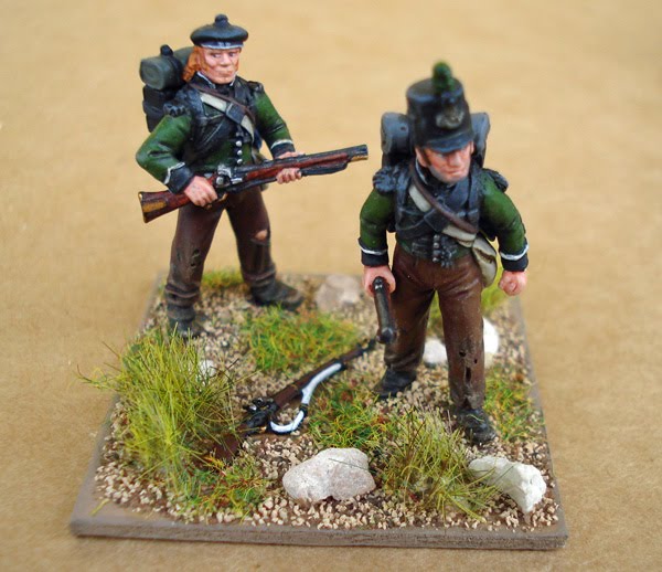 Napoleonic miniatures museum : British 95th Rifles