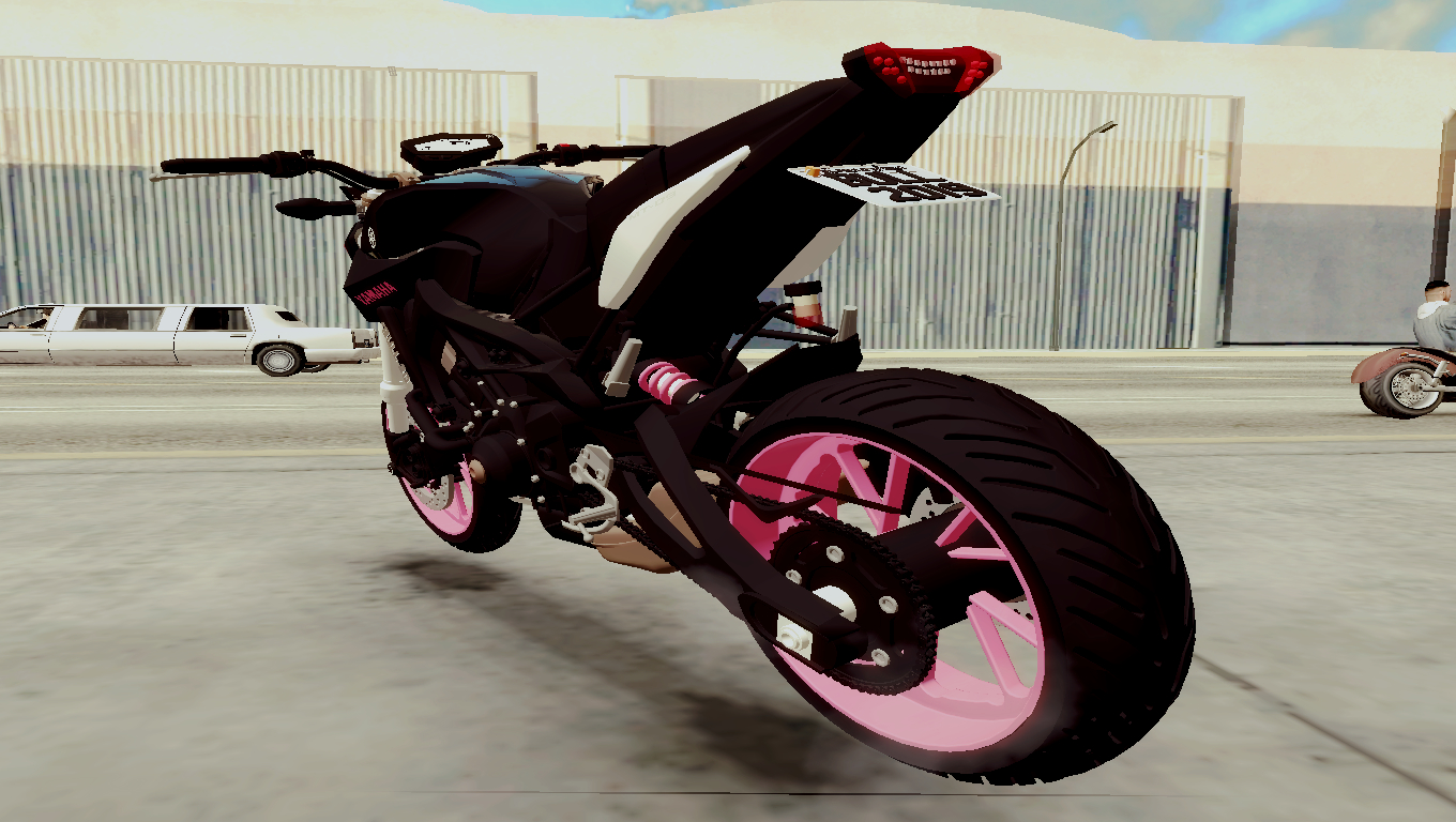 GTA San Andreas Mods: GTA SA - YAMAHA MT 09 ROSA SB