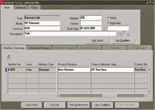 Oracle Applications: Steps involved in setting up and using Advanced ...