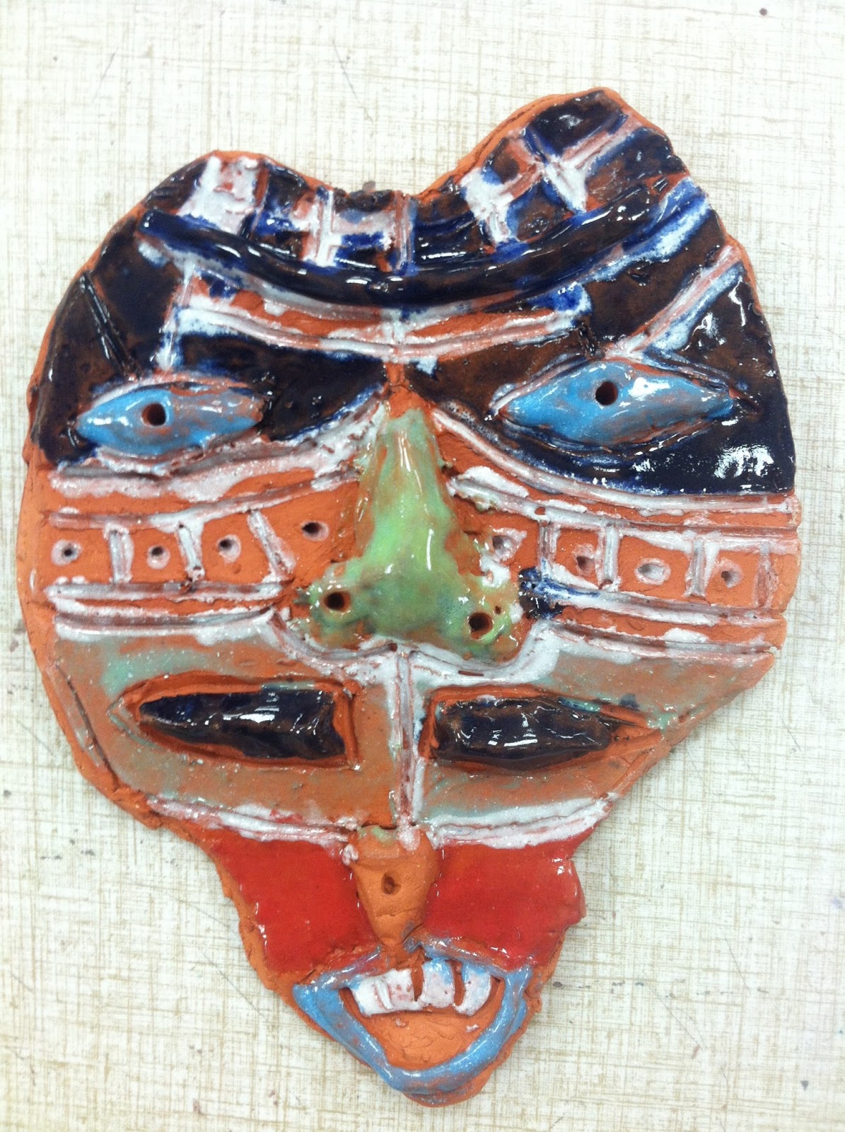 Hedke Art Room: 4th Grade Clay Masks