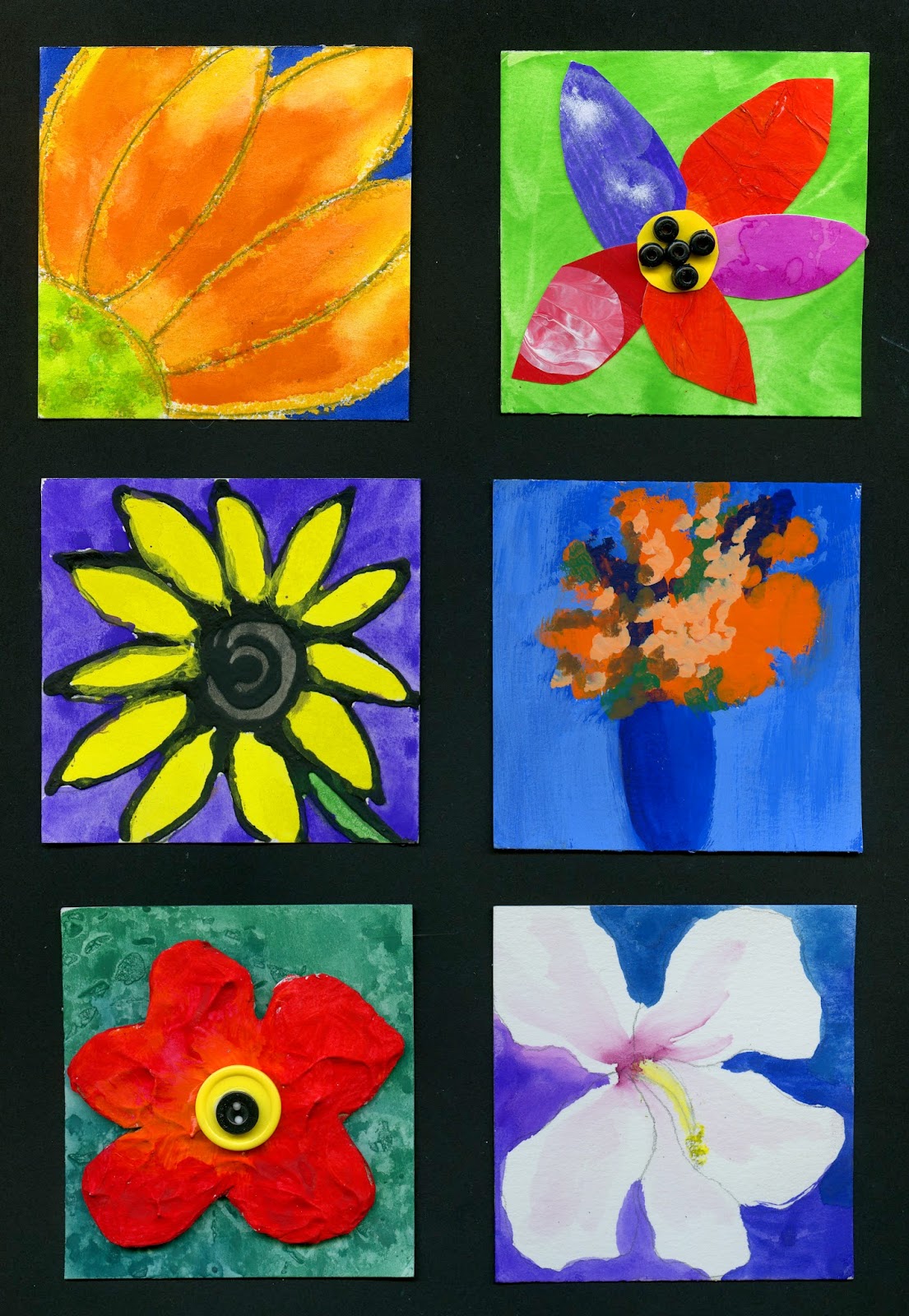 that artist woman: Flower Inchies