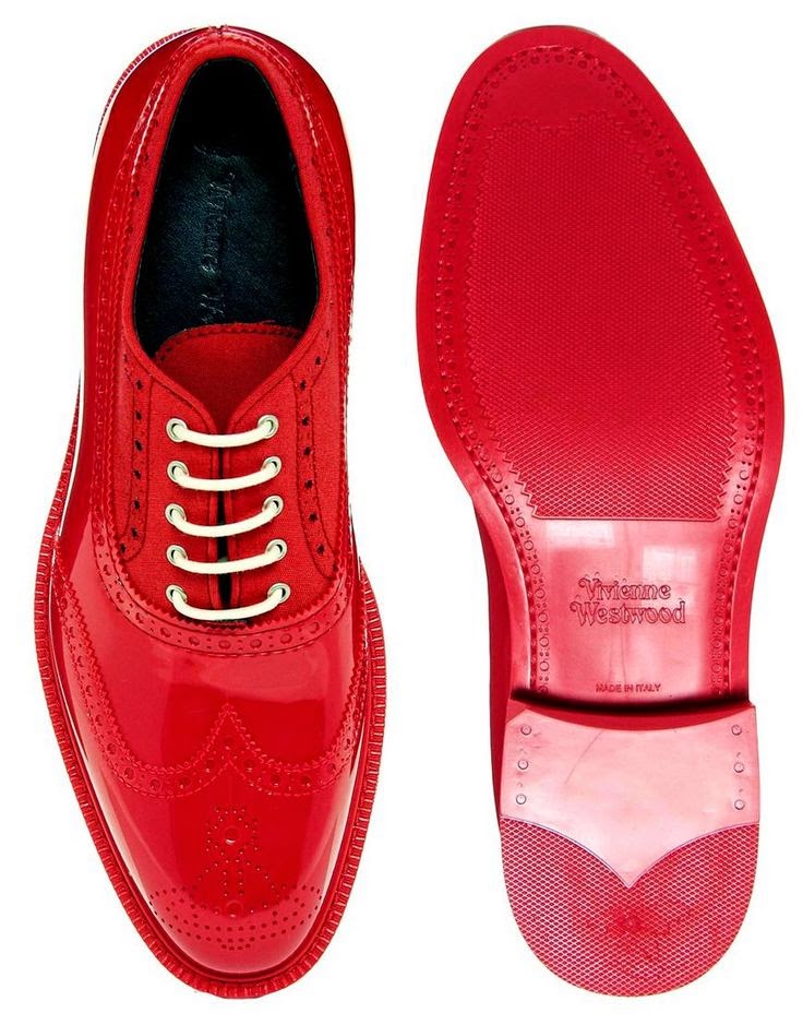 Мужская обувь: Красные летние мужские туфли