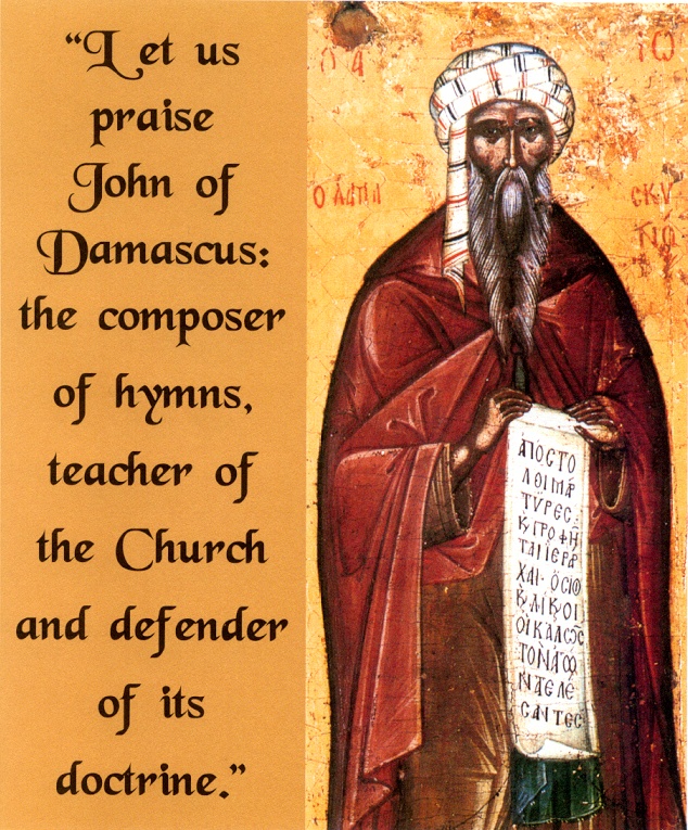 Santo Yohanes Dari Damsyik - Katolisitas Indonesia