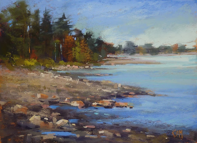 Painting My World: New Pastel Video Released : How to Paint Rocks and Water