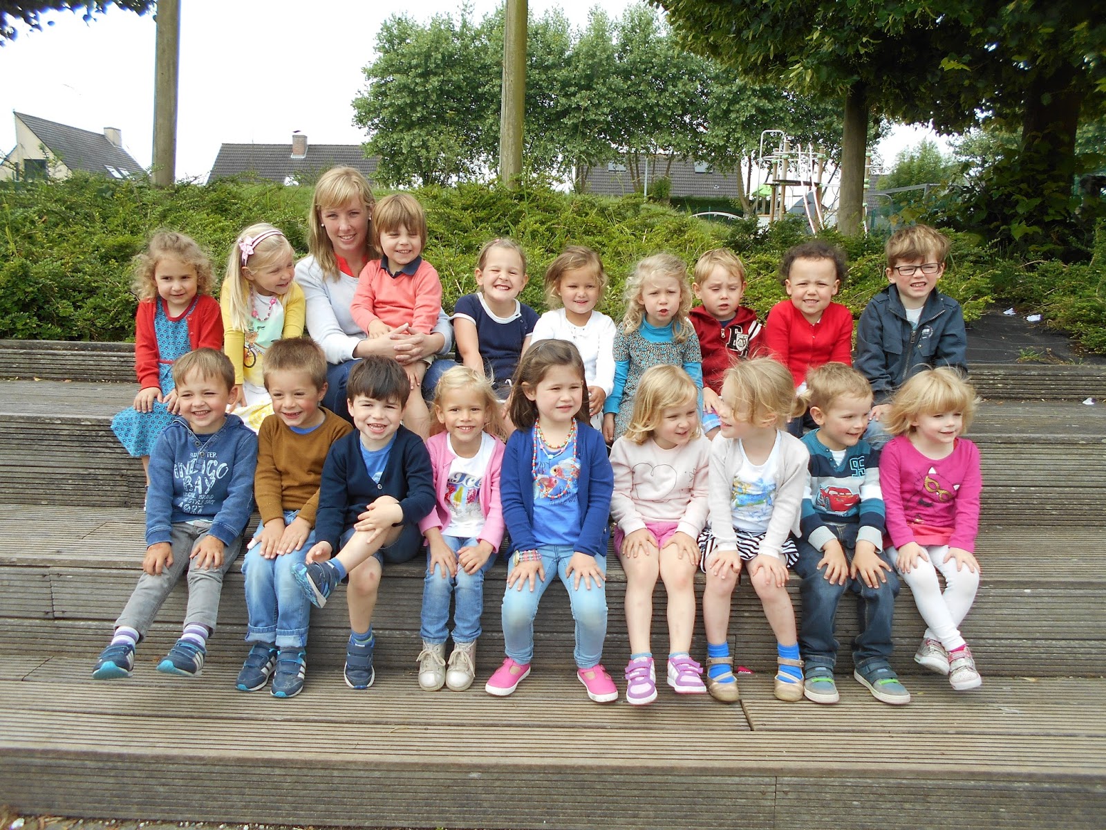 Eerste kleuter: Klasfoto