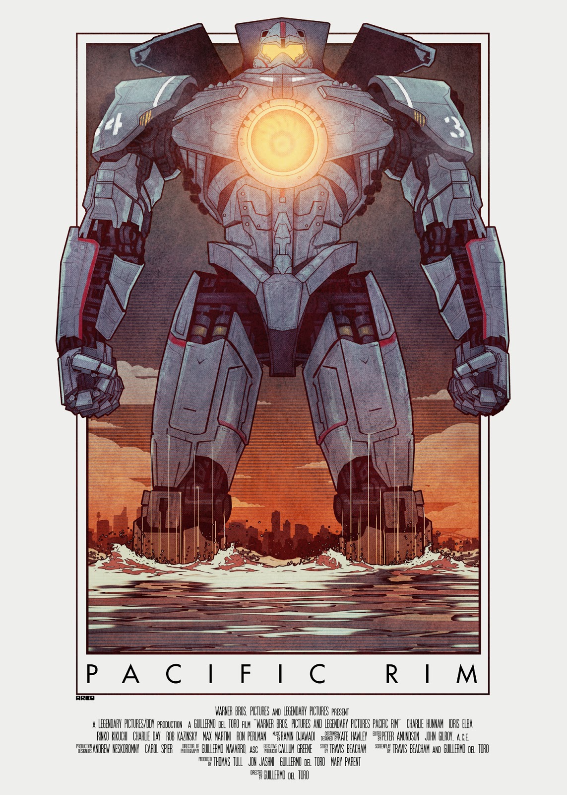 The Geeky Nerfherder: Movie Poster Art: 'Pacific Rim' (2013)