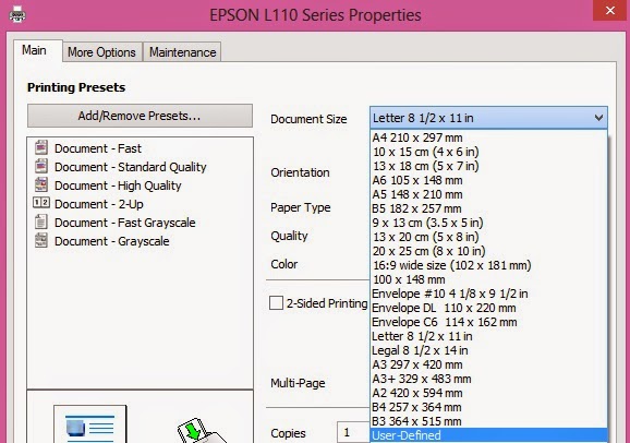 Menambahkan Ukuran Kertas Folio pada Printer - Tips Komputer