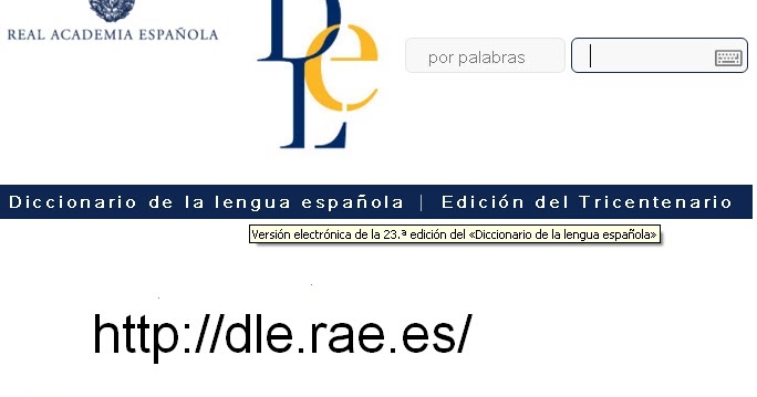 DICCIONARIO DE LA RAE
