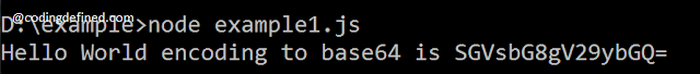 How To Encode A String To Base64 In Nodejs Coding Defined