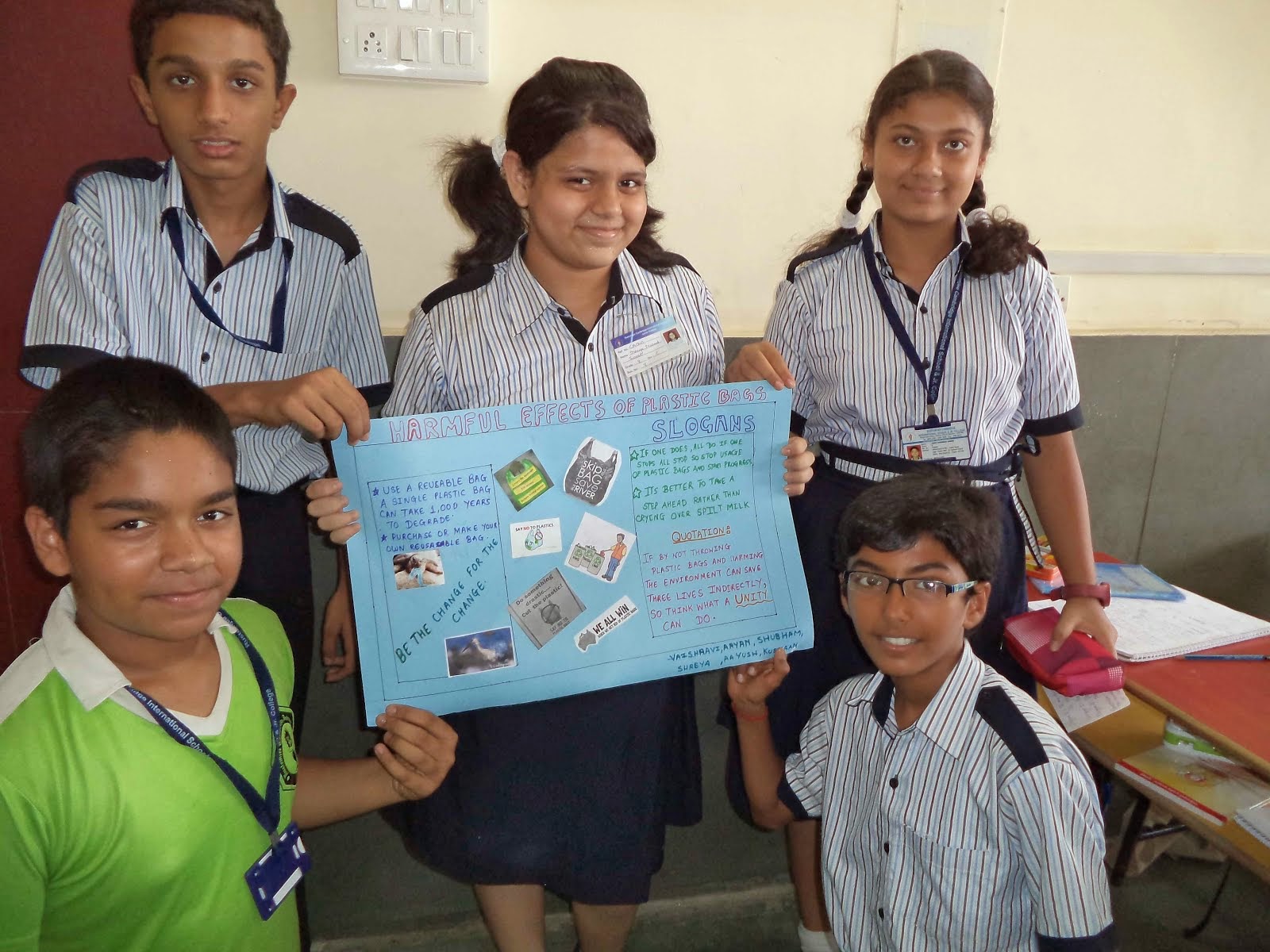 The Rustomjee Cambridge Diaries: Grade 8: Poster making.