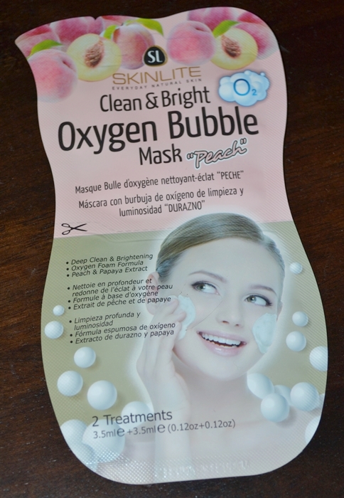 Hello Pretty Girl: SkinLite Clean & Bright Oxygen Bubble Mask Peach Review