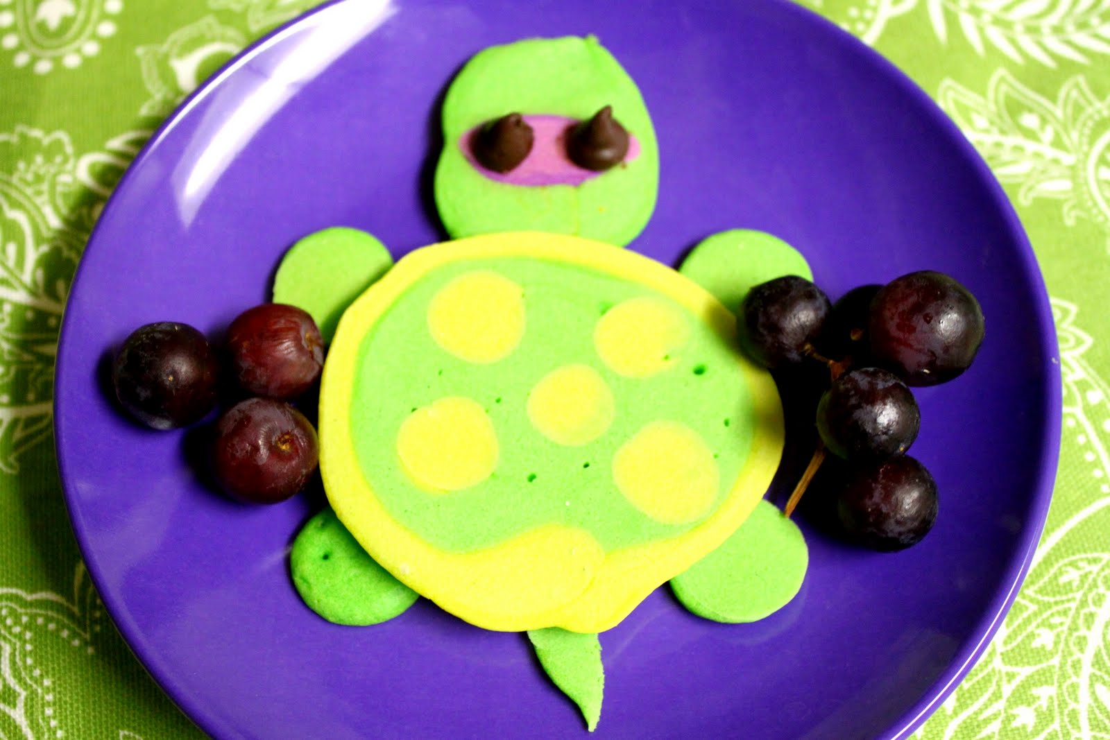 Clutzy Geek Food: Teenage Mutant Ninja Turtle Pancakes- Pancakes on the ...