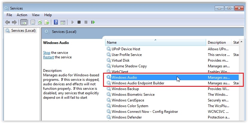 How to Disable and Enable Windows Audio Services (All Windows Version ...
