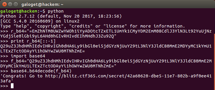 Blitz CTF 001 Writeup (Step by Step Solutions) [CTF365] ~ Ethical ...