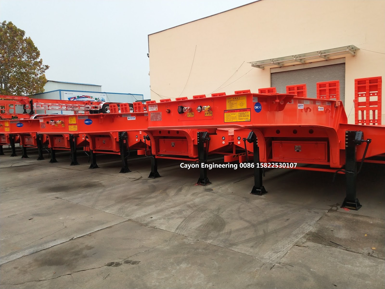 Complete Production of 30 Units Low Bed Trailer
