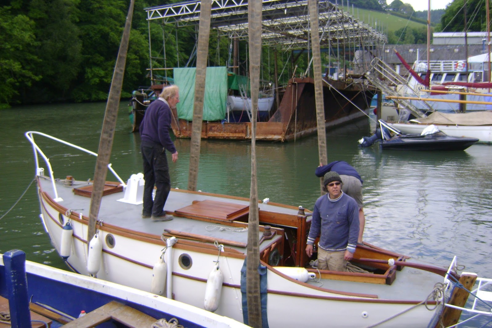 Marc'sBoats: Zephon our Harrison Butler Z4 ton yacht was launched in May