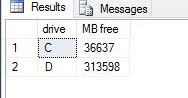 Manage-SQLServer: find disk space details from SQL Server