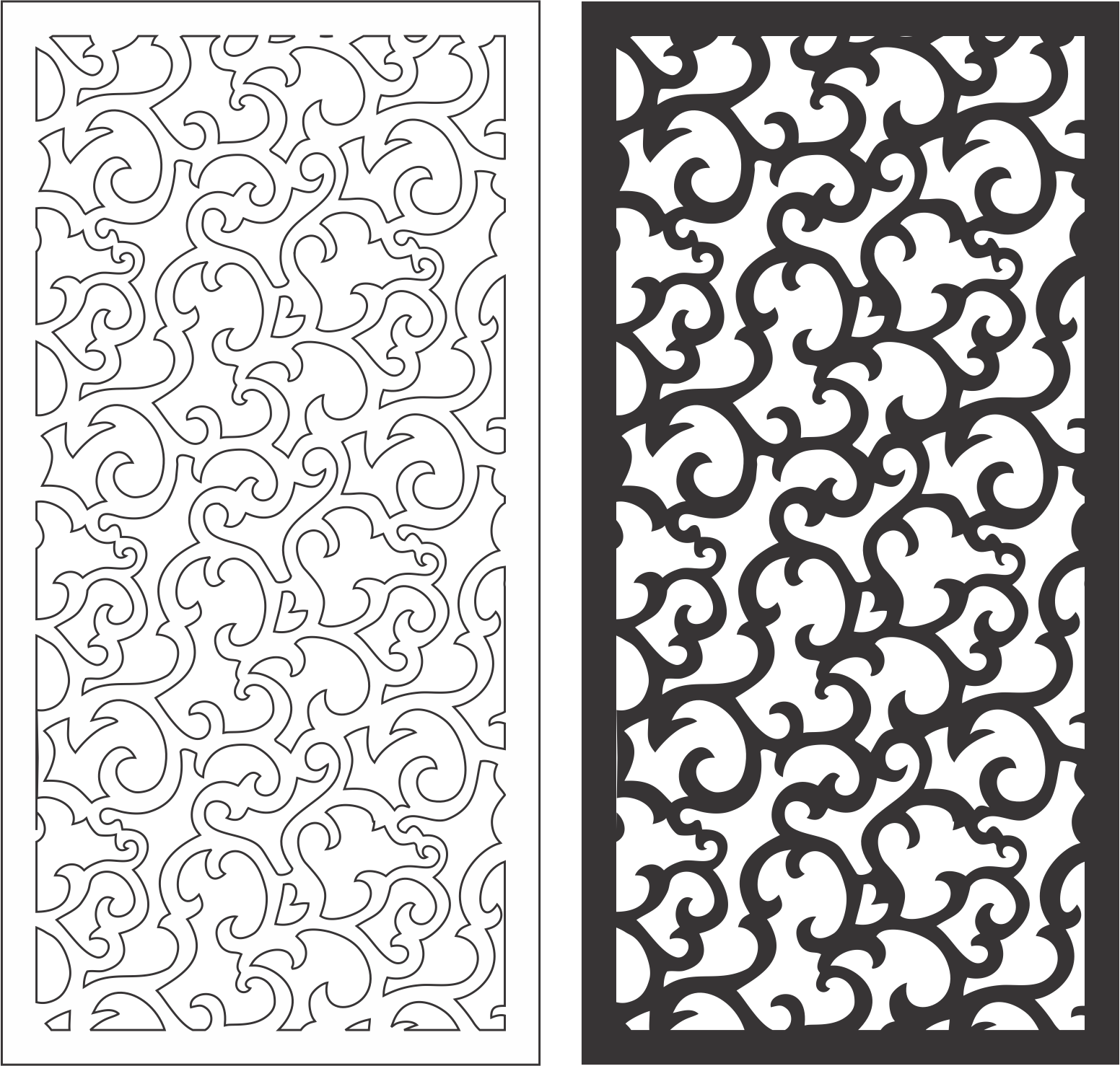 Screen Panel Free Vector Crd Dxf Free Download