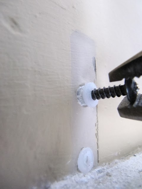 Sew Many Ways...: How to Remove Plastic Screw Anchors...