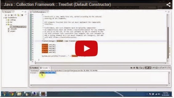 Java Ee Java Collection Framework Treeset Default