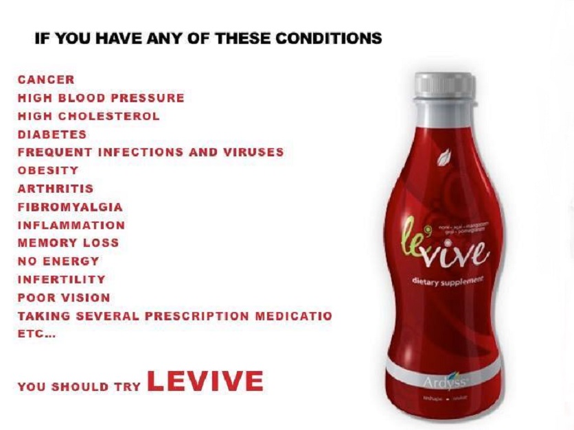 Ardyss Products Works: LEVIVE RED WORKS