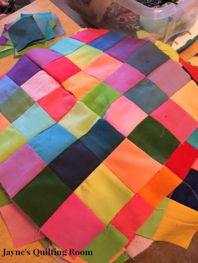 Jayne's Quilting Room: A Huge Splash of Color