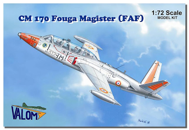 Belgian Wings' Scale Model News: New Fouga Magister kit in 1/72 from VALOM