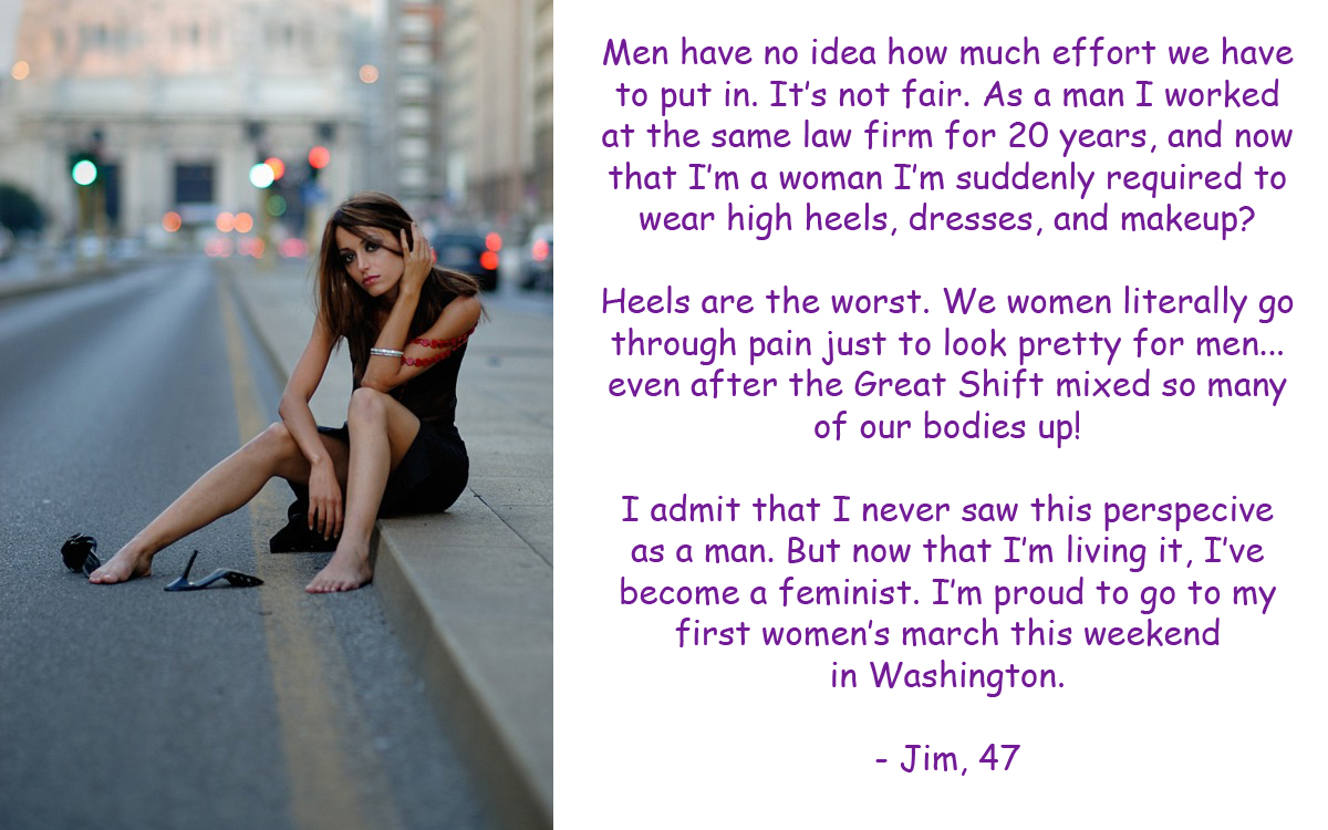 Tg Swapping Caps Humans Of The Great Shift Vol 3 Series