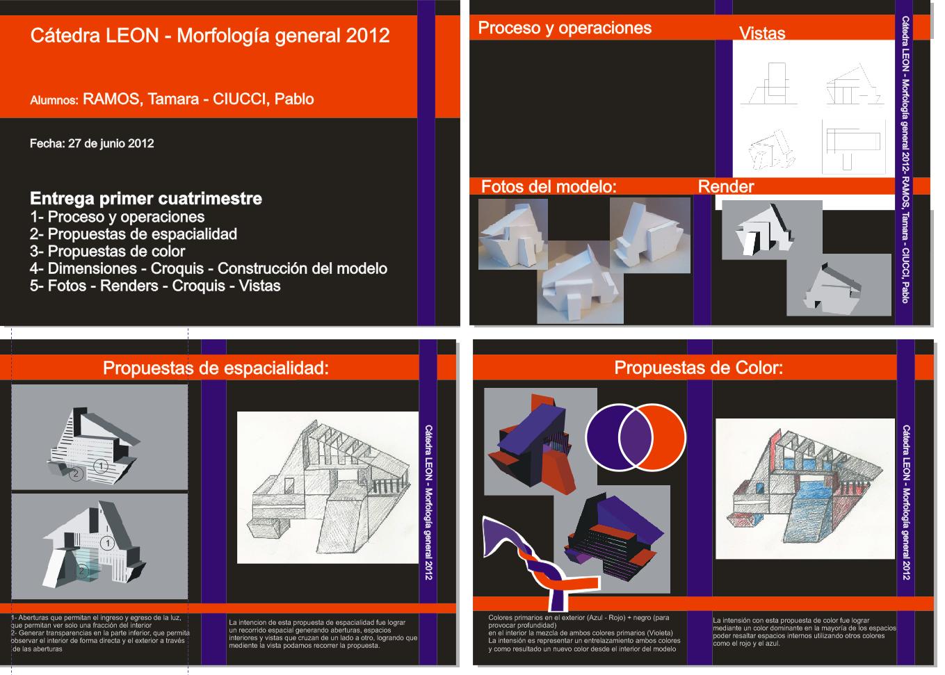 Tamara Ramos: Trabajos FADU