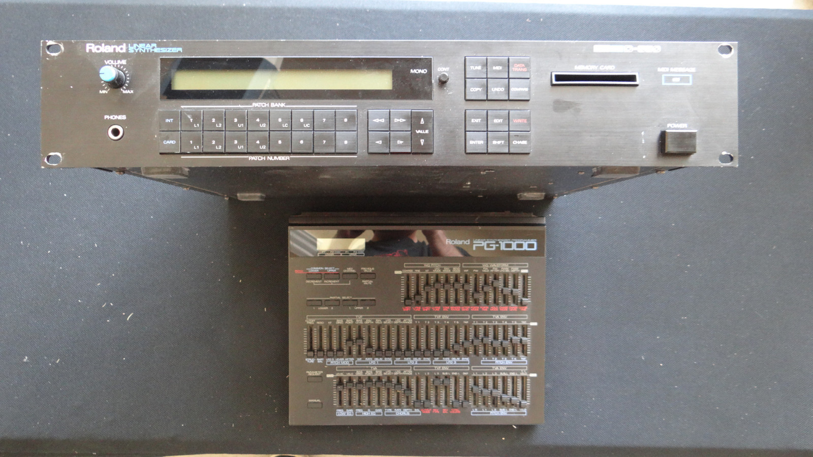 MATRIXSYNTH-B: Roland D-550 Digital Rack Synthesizer Module with PG ...