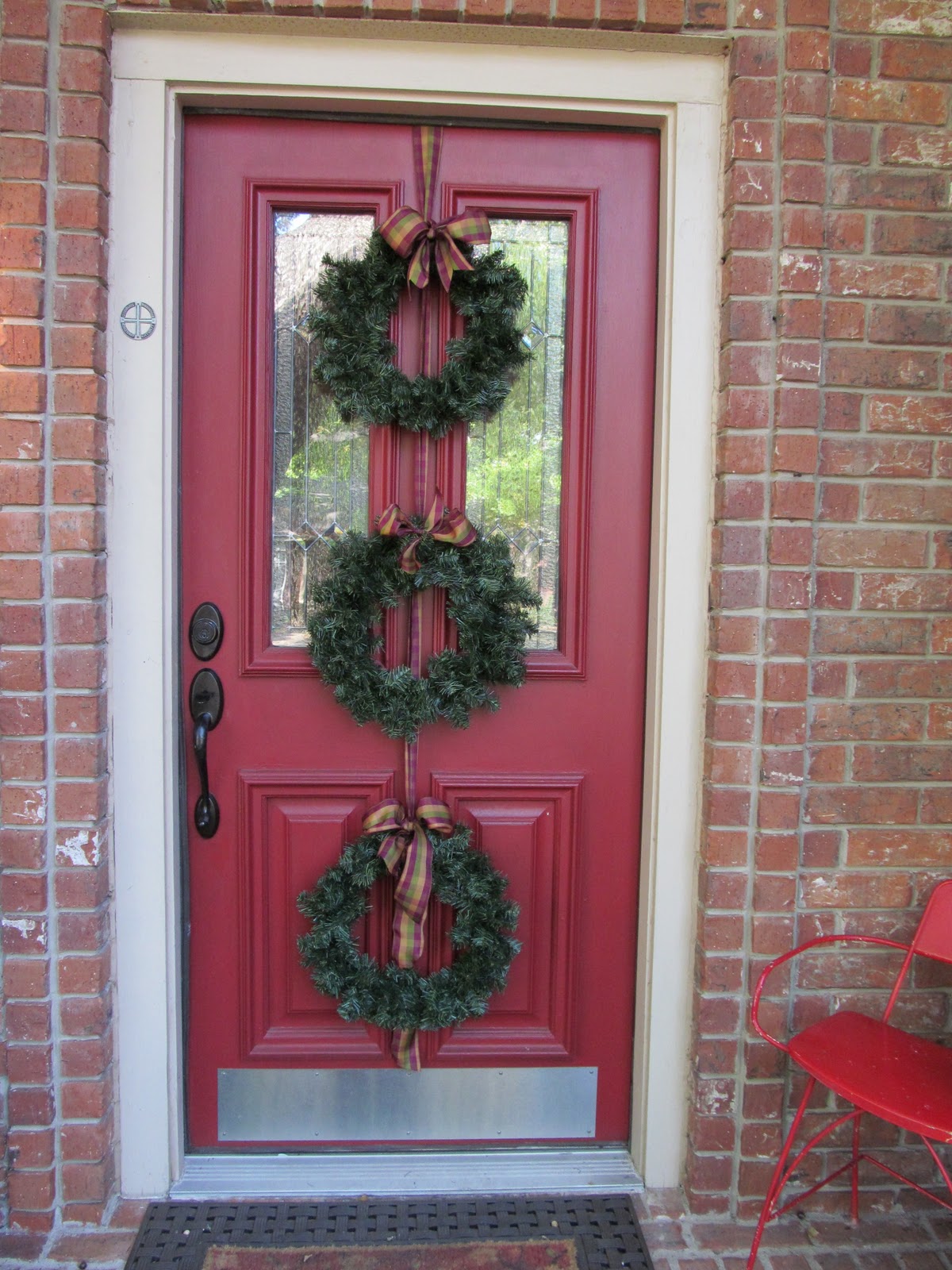 My Heart with Pleasure Fills: Very Merry Front Door