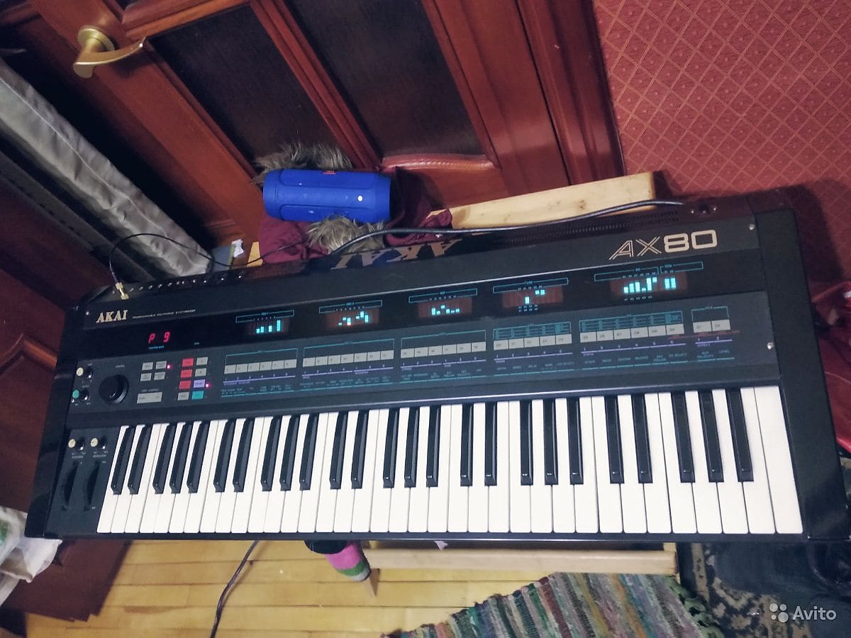 MATRIXSYNTH: Akai AX80 Synthesizer - Vintage! 1984