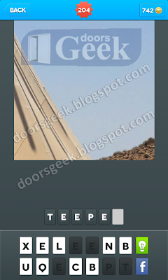 Zoomed In - Photo Word Game Level 204 ~ Doors Geek