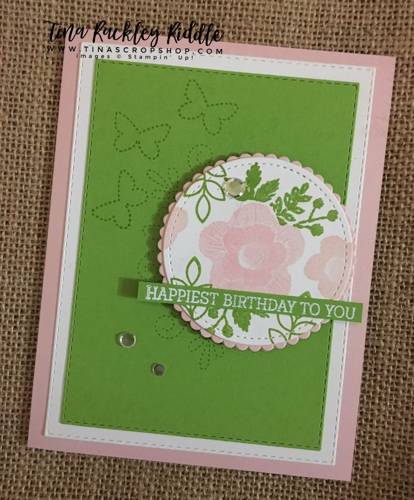 Tina's Crop Shop: PCC321 Sketch Challenge with Stampin Up! Needle and ...