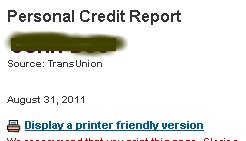 Got my Annual Credit Report from Transunion | Free By 50