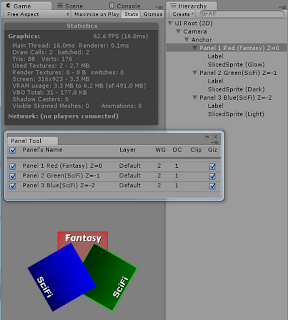 [Unity]NGUIの複数パネル時のDrawCallメモ
