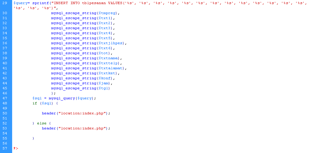 Script And Coding Koneksi And Manipulasi Data Mysql Dengan Php