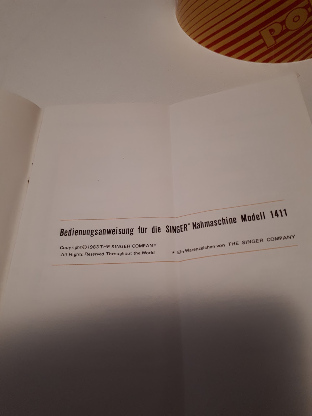 AnnieK.s Krimskramspalast: Ich teste eine Nähmaschine - heute: Singer 1411