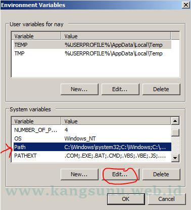 Cara Install dan Setting Java Development Kit (JDK) di Windows – Kang Sunu
