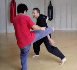 Low "blocks" against kicks - are they ridiculous?