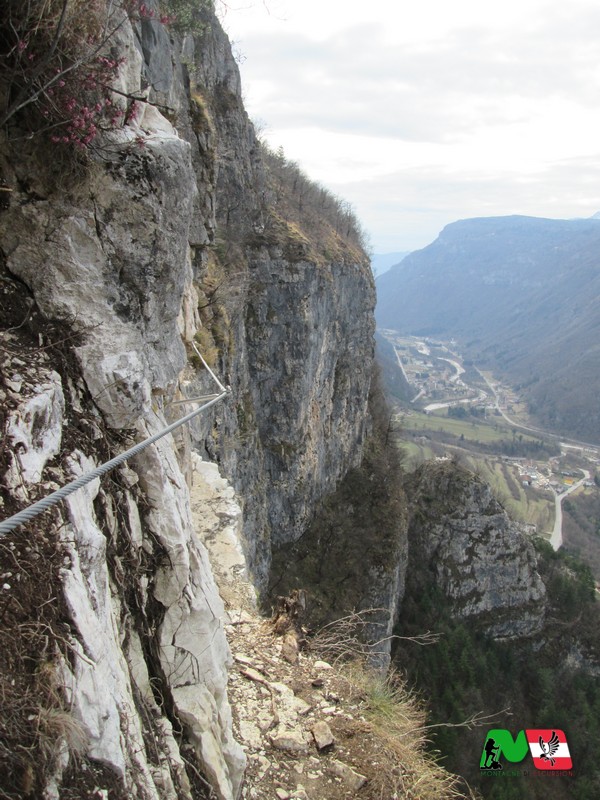 Montagne di escursioni: Ferrata Anelli delle Anguane