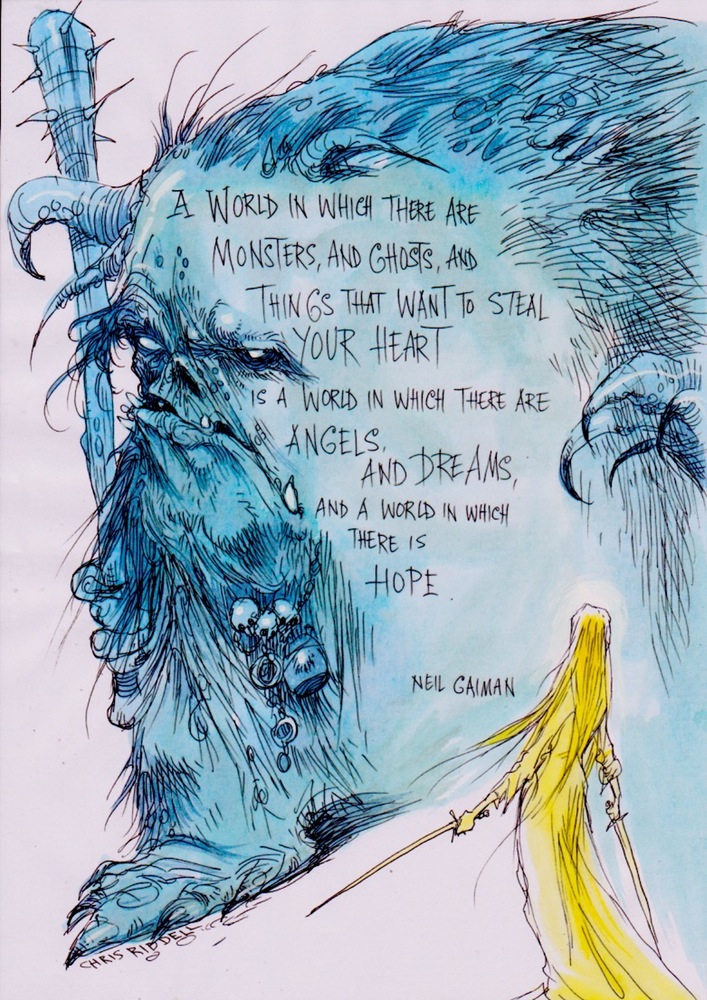 The Geeky Nerfherder: Artist Spotlight: The Art Of . . . Chris Riddell