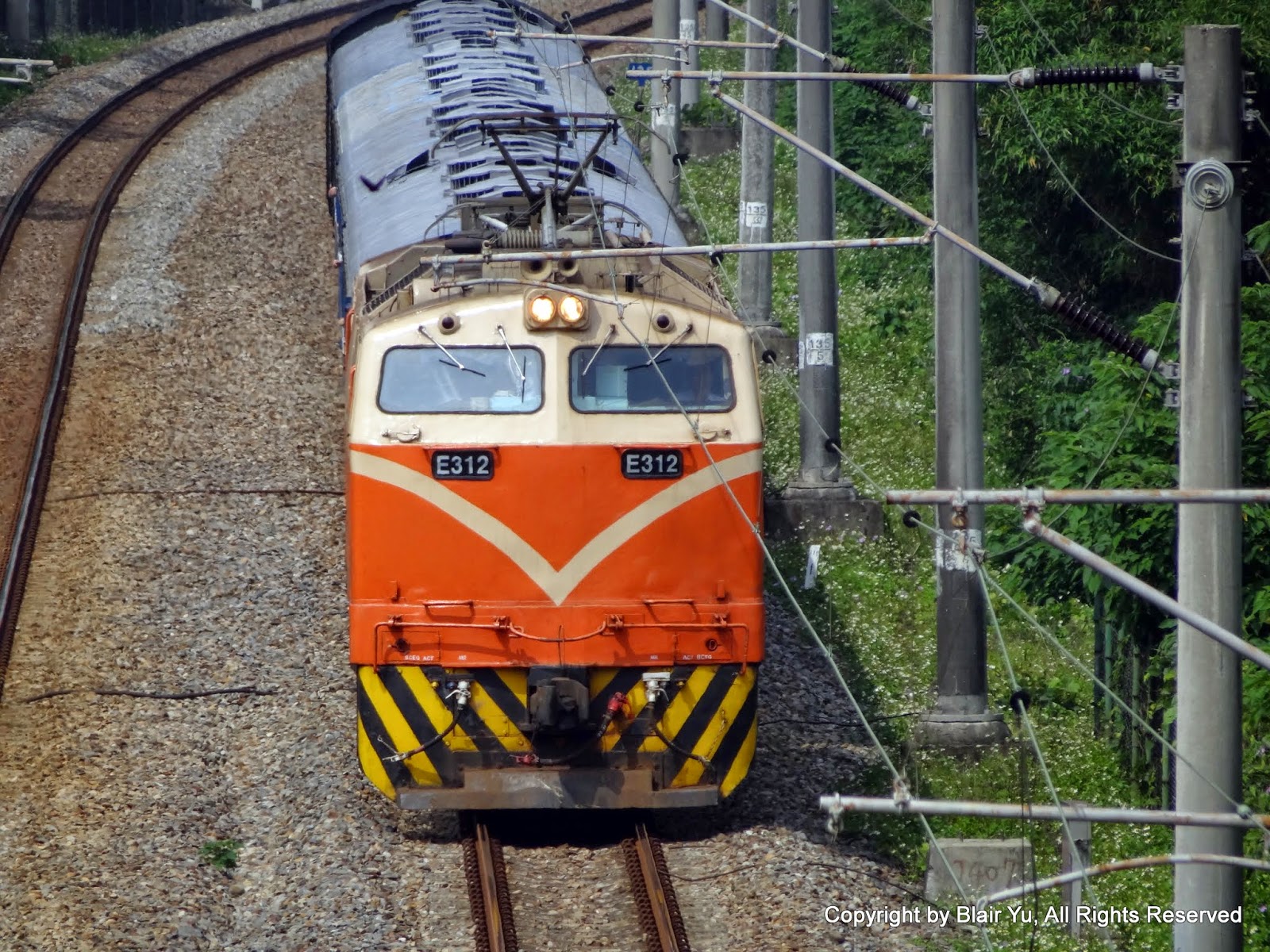 Blair's 鐵道攝影: E312電力機車 / TRA E312 Electric locomotive