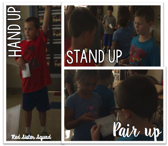 Hand up, Stand up, Pair up- The fun way to teach vocabulary | Red ...