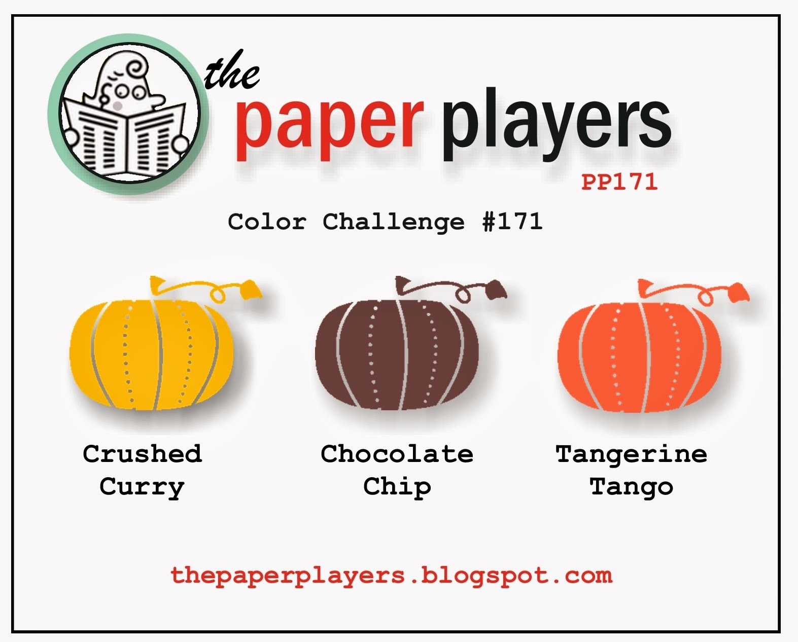 The Paper Players: A Trio of Fall Colors: The Paper Players Challenge #171